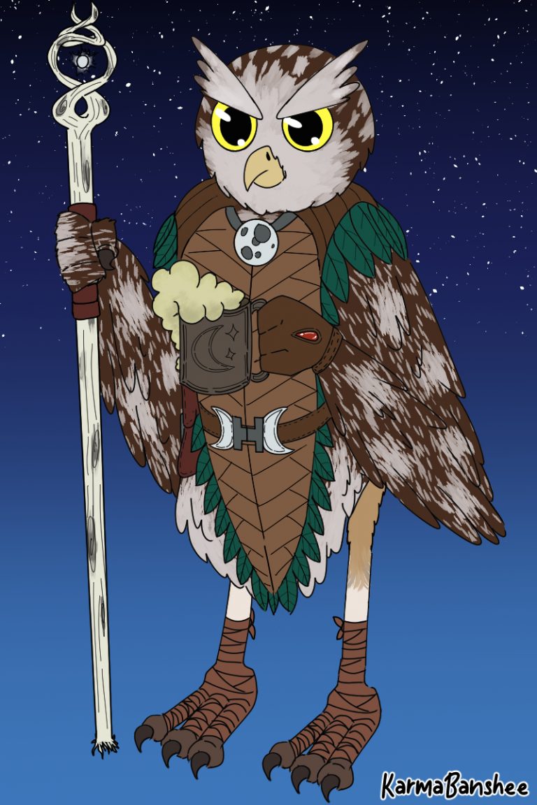 Moon Druid (DND Commission) – KarmaBanshee